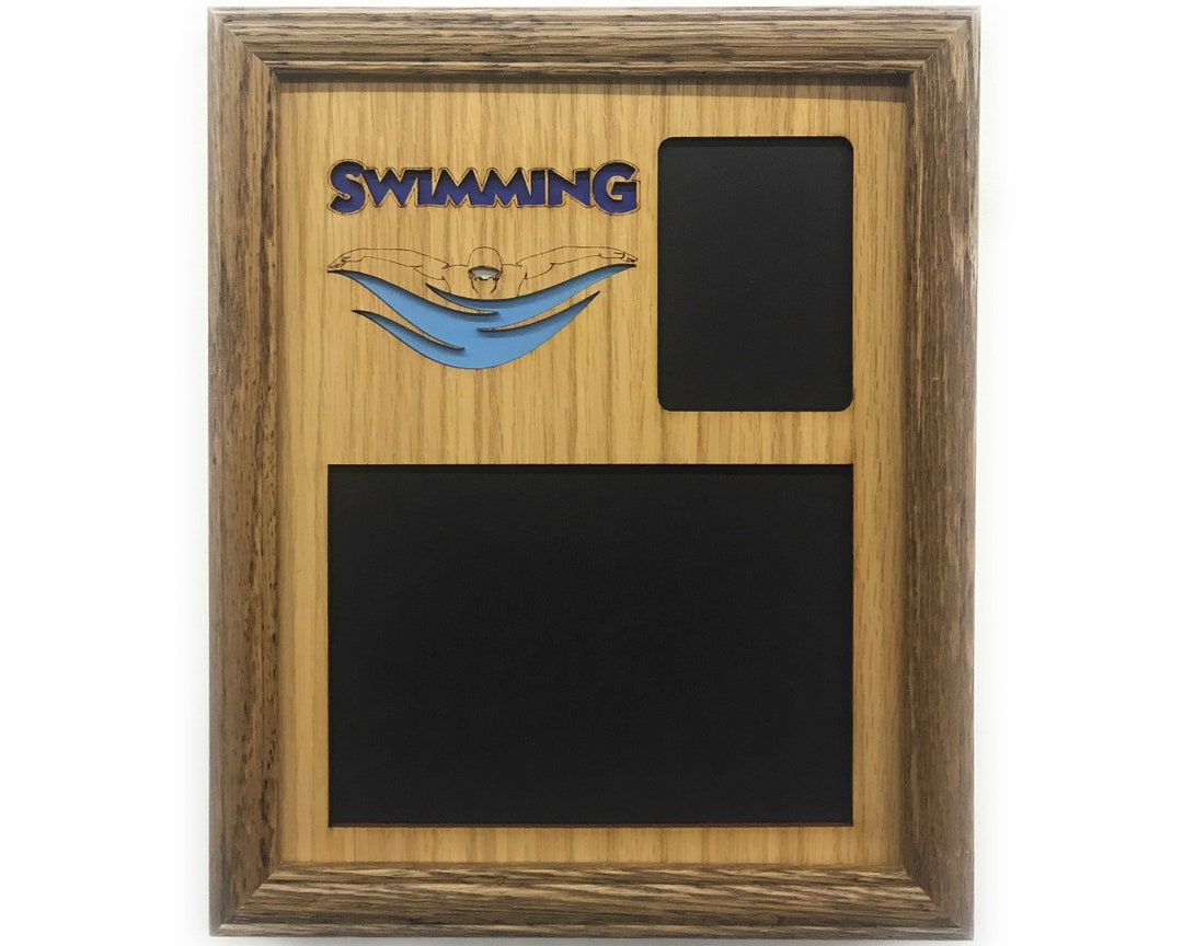Swimming Picture Frame - 8x10 Frame Holds 5x7 and 3x4 Photos - Swimmer ...