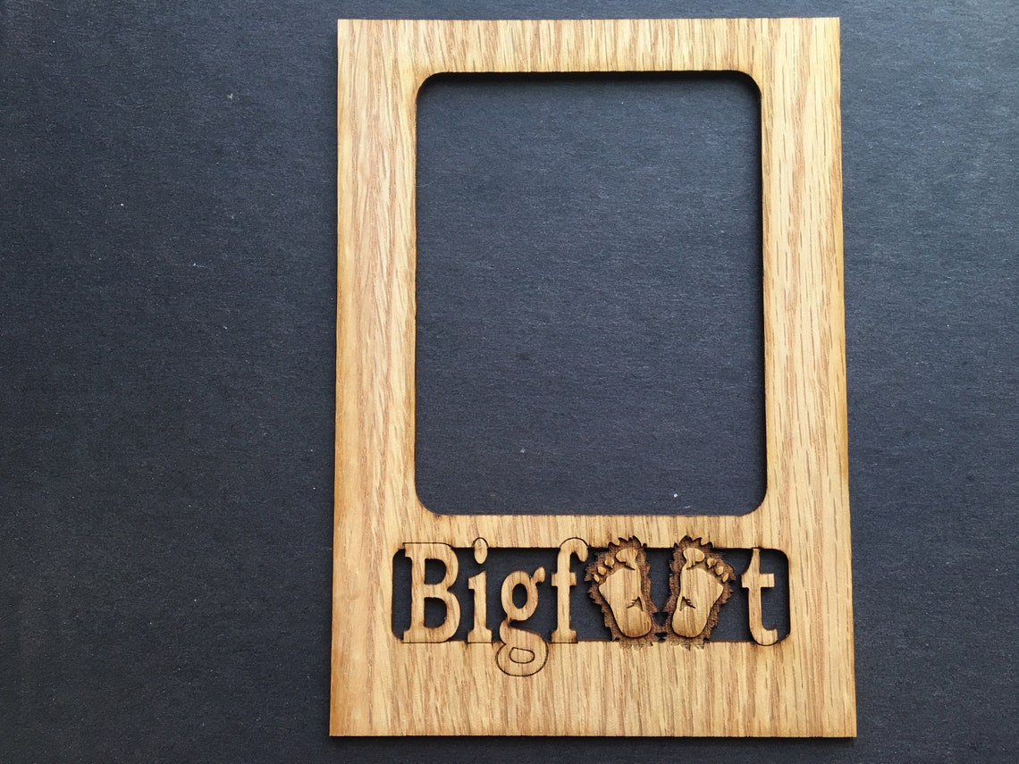Bigfoot Picture Frame Holds 3x5 Photo Big Foot Decor Big - Etsy