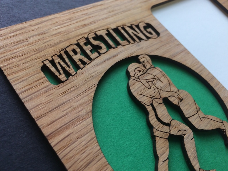 Wrestling Picture Frame 5x7 Frame Holds 3x4 Photo - Etsy