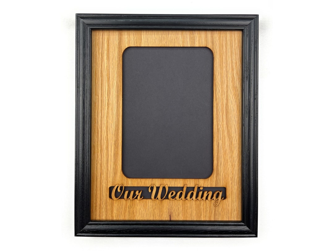 Personalized Our Wedding Picture Frame 8x10 Frame Holds 5x7 - Etsy
