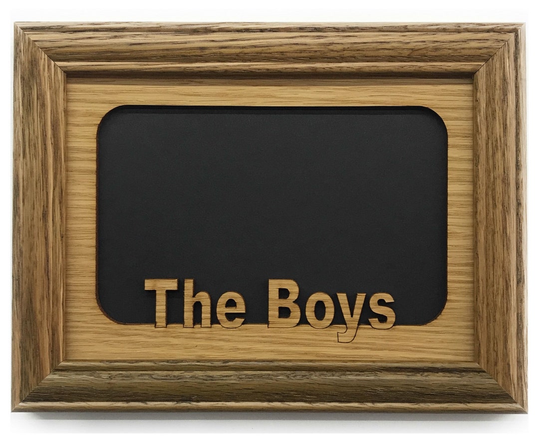 The Boys Picture Frame - 5x7 Frame Holds 4x6 Photo - My Boys Frame ...