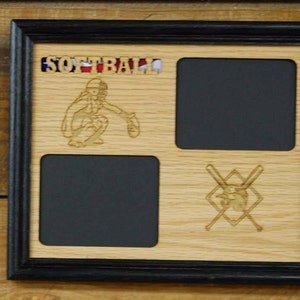 8x10 Softball Catcher Picture Frame - Holds 2 Photos - Softball Player ...