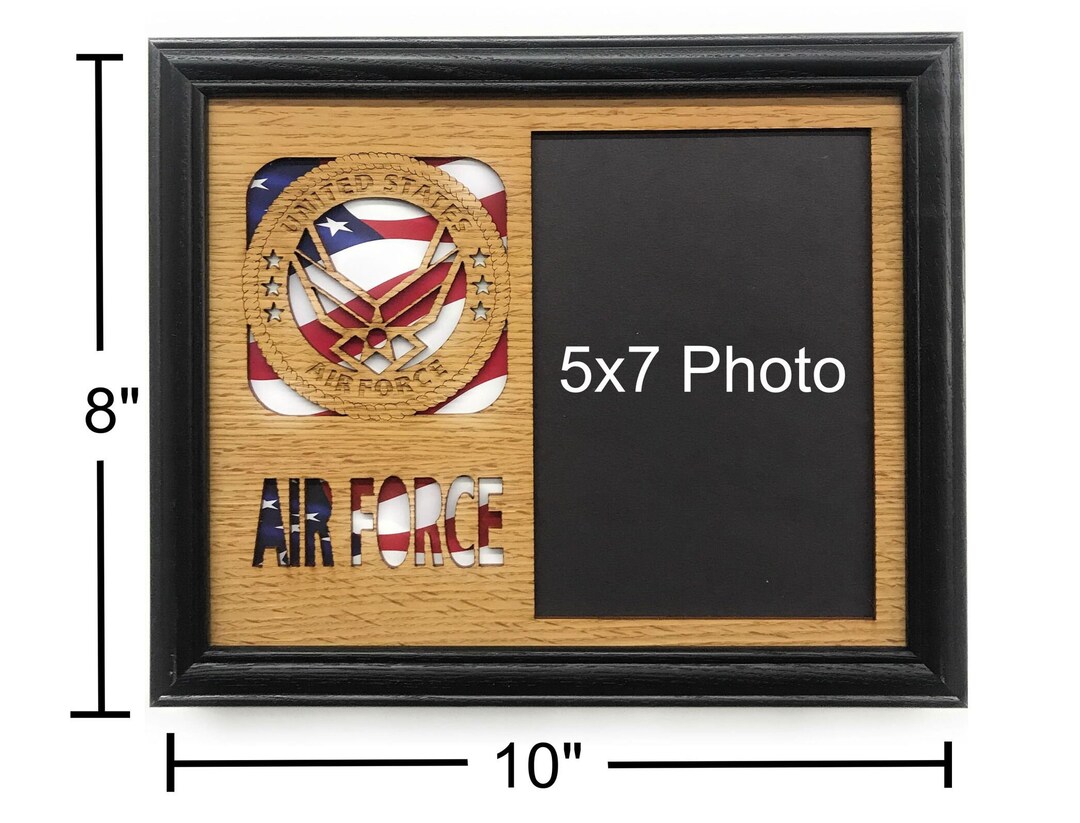 US Air Force Picture Frame - 8x10 Frame Holds 5x7 Photo - Etsy