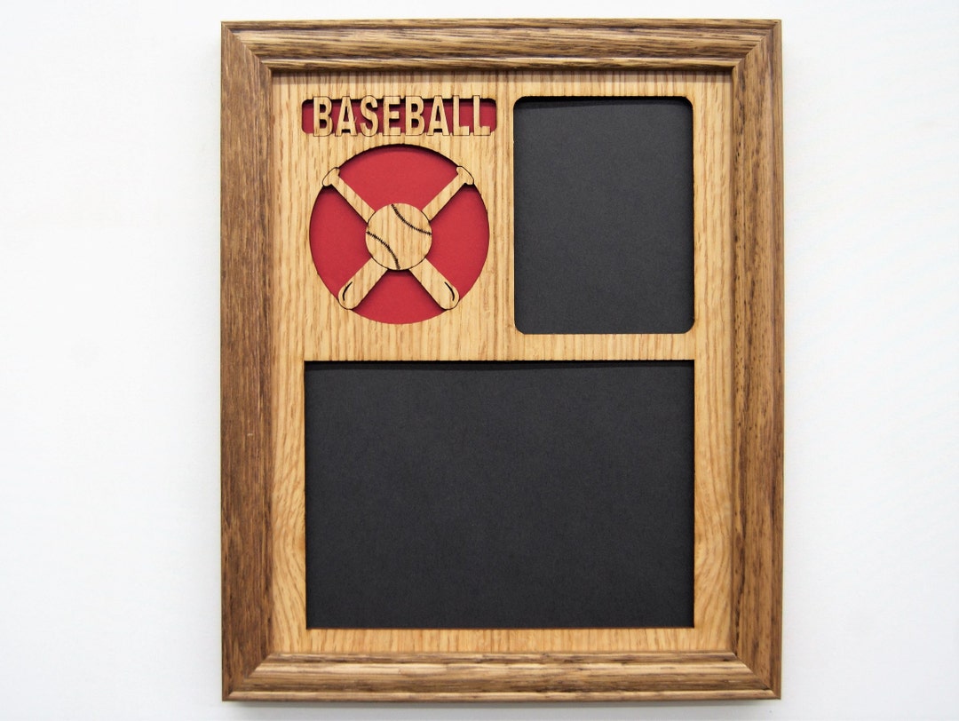 Baseball Picture Frame - 8x10 Frame Holds 5x7 and 3x4 Photos - Etsy