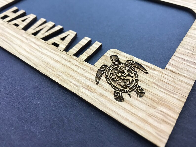 Hawaii Picture Frame 5x7 Frame Holds 4x6 Photo Hawaii - Etsy