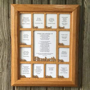 K-12th Grade School Years Picture Frame Personalized With Name - 11x14 ...