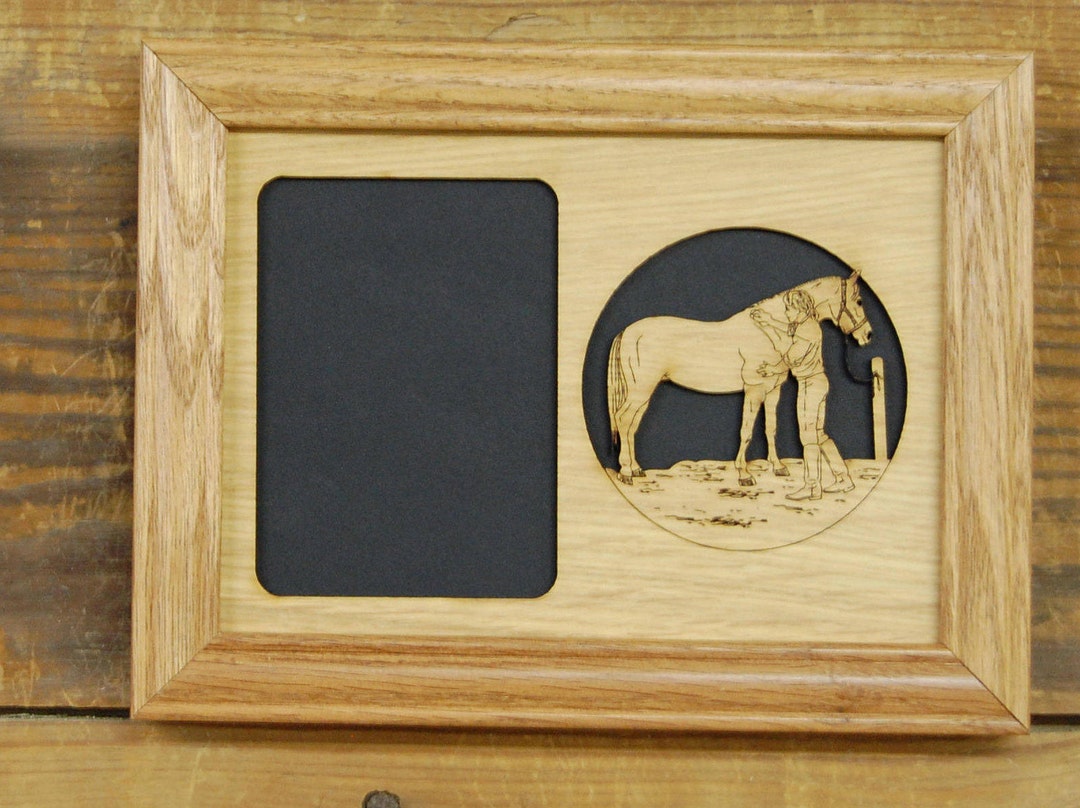 Horse Picture Frame 5x7 Frame Holds a 3x4 Photo - Etsy