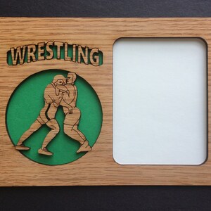 Wrestling Picture Frame - 5x7 Frame Holds 3x4 Photo - Wrestling Decor ...