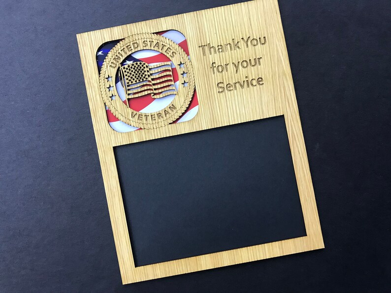 US Veteran Picture Frame 8x10 Frame Holds 5x7 and 3x4 Photos - Etsy