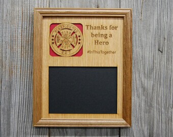 Fire Department Picture Frame - Etsy