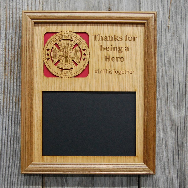 Firefighter Frame - Etsy