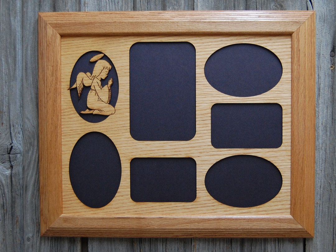 Angel Picture Frame - 11x14 Collage Frame Hold Multiple Photos - Angel ...