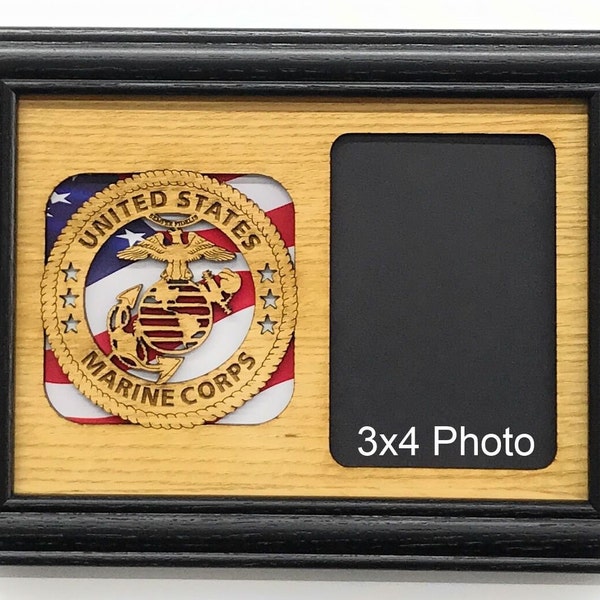 Usmc 5x7 Picture Frame - Etsy