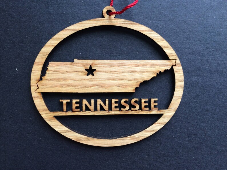 Tennessee Ornament Tennessee State Ornament Tennessee Gift - Etsy