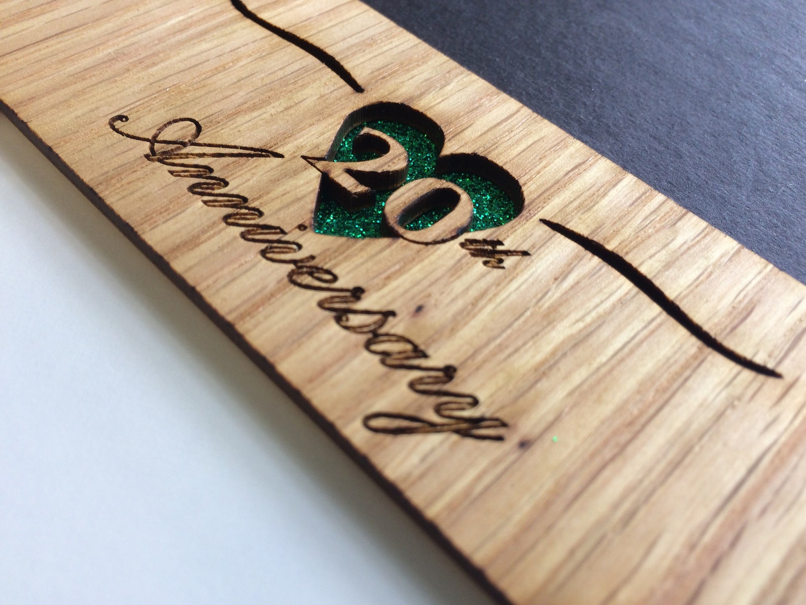 Personalized 20th Anniversary Photo Frame - 8x10 Frame Holds 4x6 Photo ...