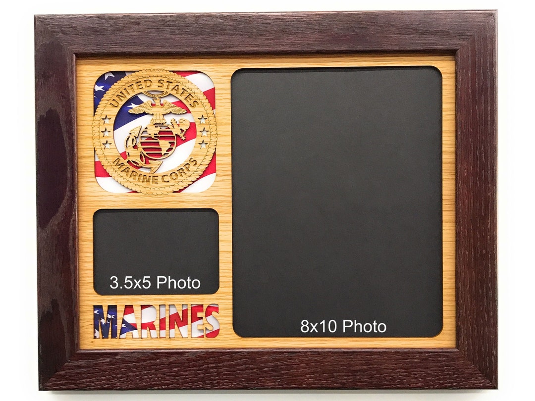US Marine Corps Picture Frame - 11x14 Frame Holds 8x10 Photo - United ...