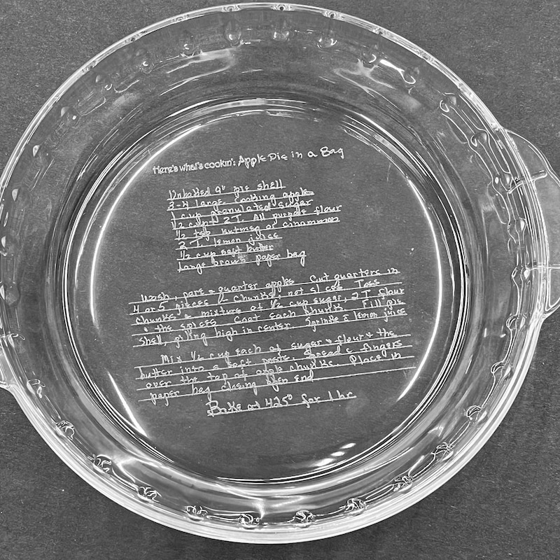 Glass 9 in Pie Plates - Etsy