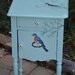 Custom Bird Side Table or Nightstand, Hand Painted Antique Wood ...