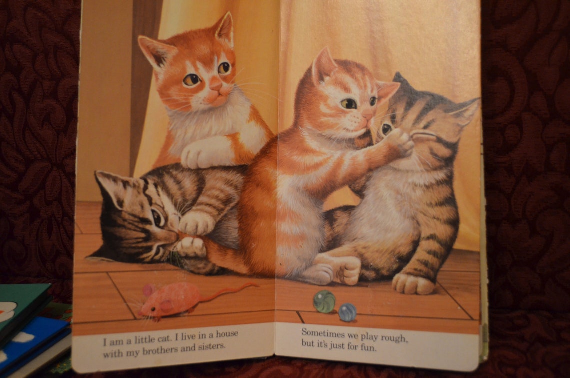 Vintage I Am a Little Cat Book by Francois Crozat Published | Etsy