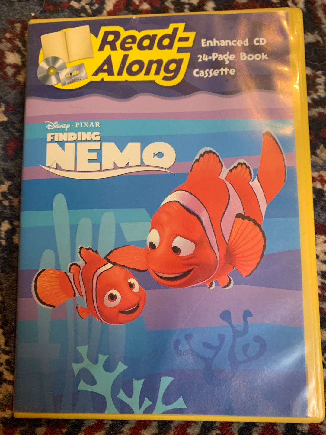 Rare Finding Nemo Read-along Book, Cassette Tape, CD, 24 Pages, DISNEY ...