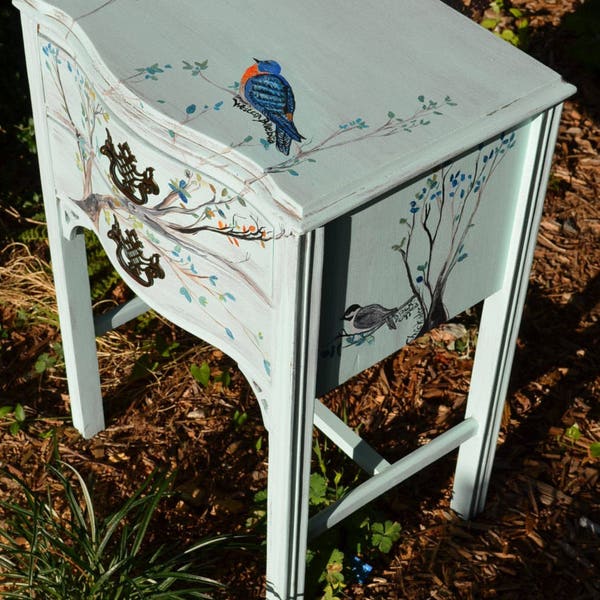 Custom Painted Table - Etsy