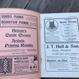 Antique 1902 Playgoer Magazine, Journal of Theatrical Art From Turn of ...