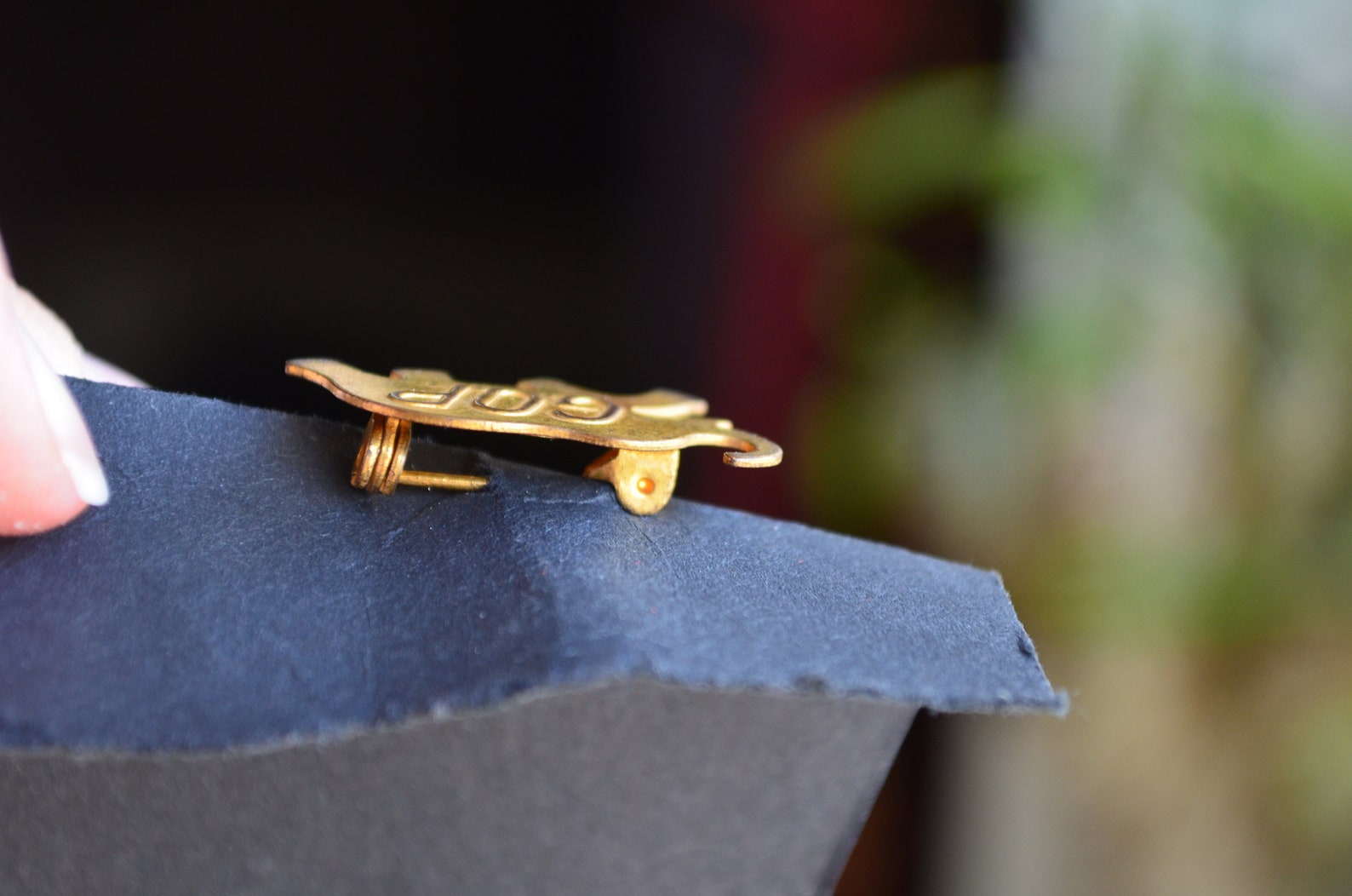 Vintage GOP Brass Elephant Pin Voting Pin Mid-century - Etsy