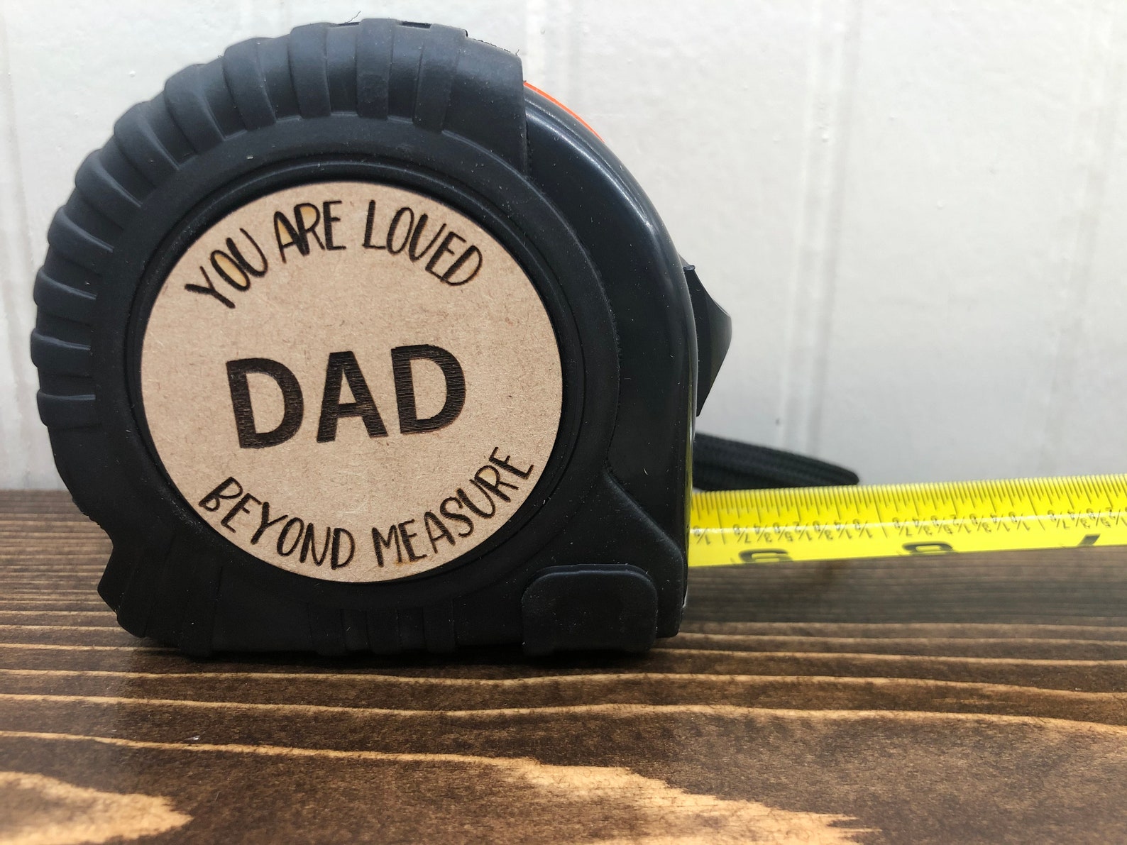 SVG: Father's Day Measuring Tape Tags Set Glowforge File | Etsy