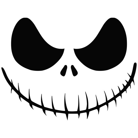 Printable Jack Skellington Faces