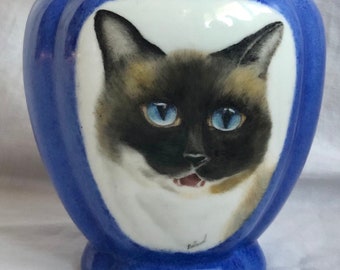 Siamese Cat Vase | Etsy