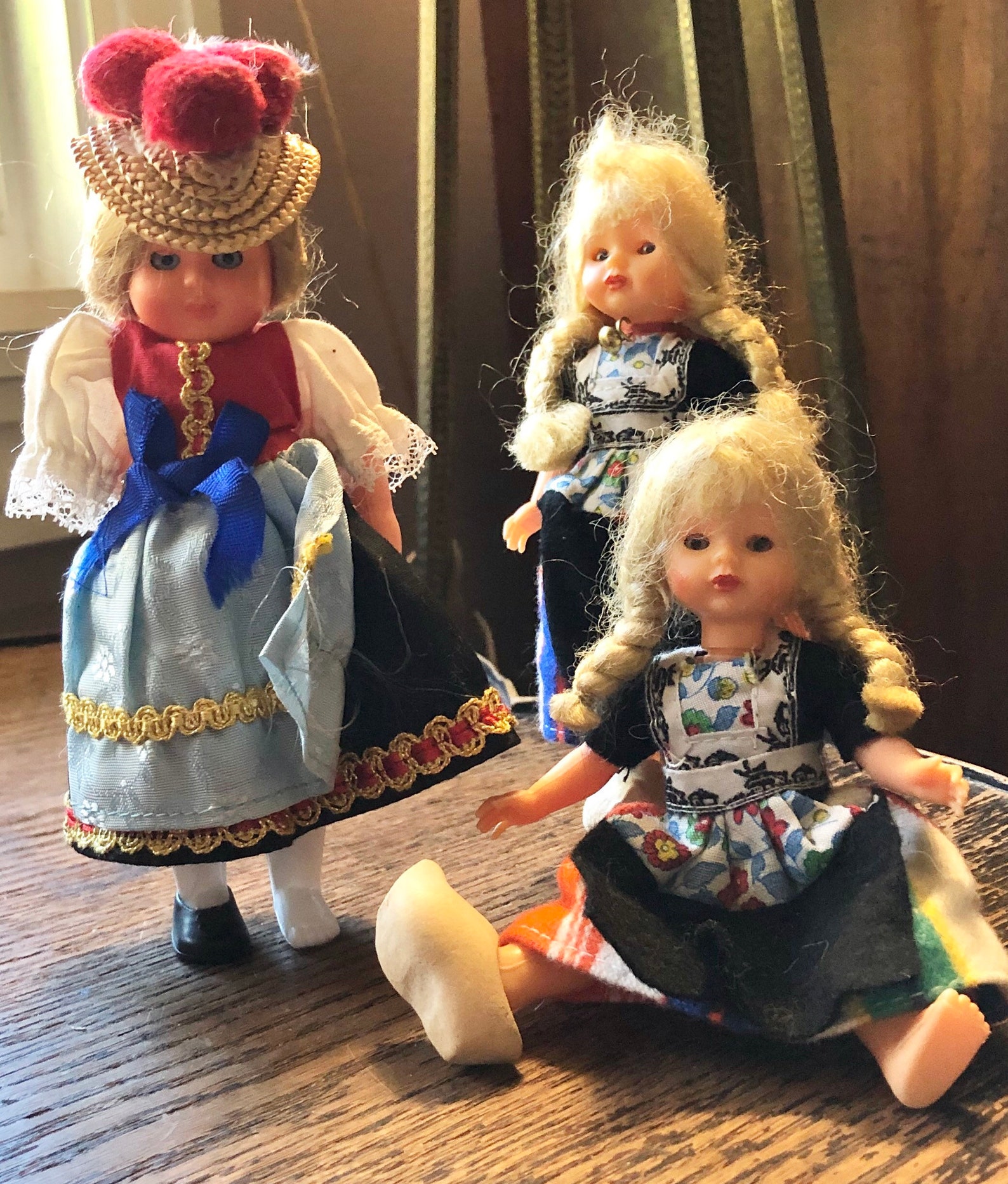 Antique Dutch Dolls for Restoration and Parts Petite Vintage | Etsy