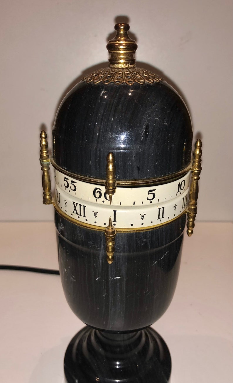 Rare Malachite French Annular Clock Enamel Dial Bronze Ormolu - Etsy