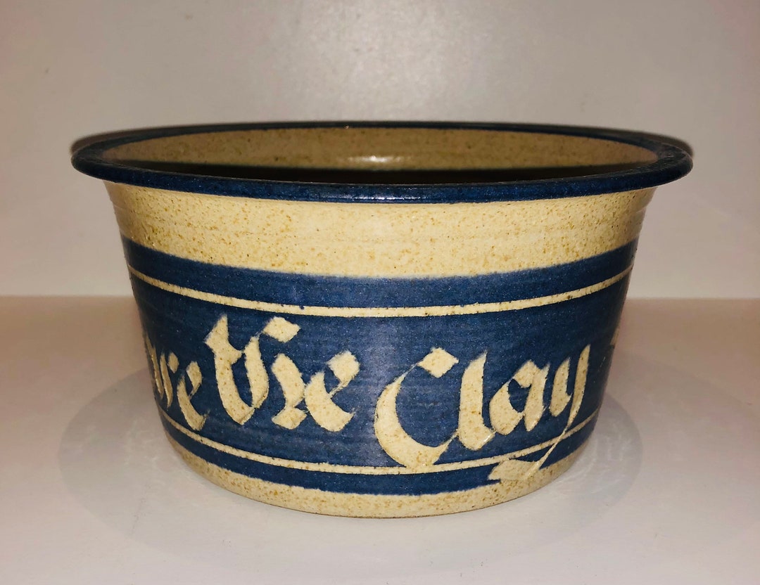 1994 Signed Scripture Pottery i Am the Potter You Are the Clay Jeremiah ...