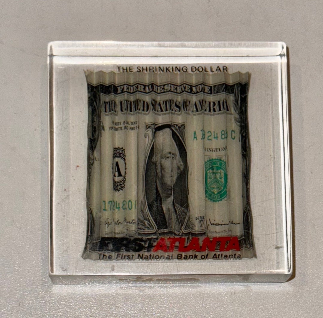 1980s THE SHRINKING DOLLAR First Atlanta National Bank of Atlanta ...