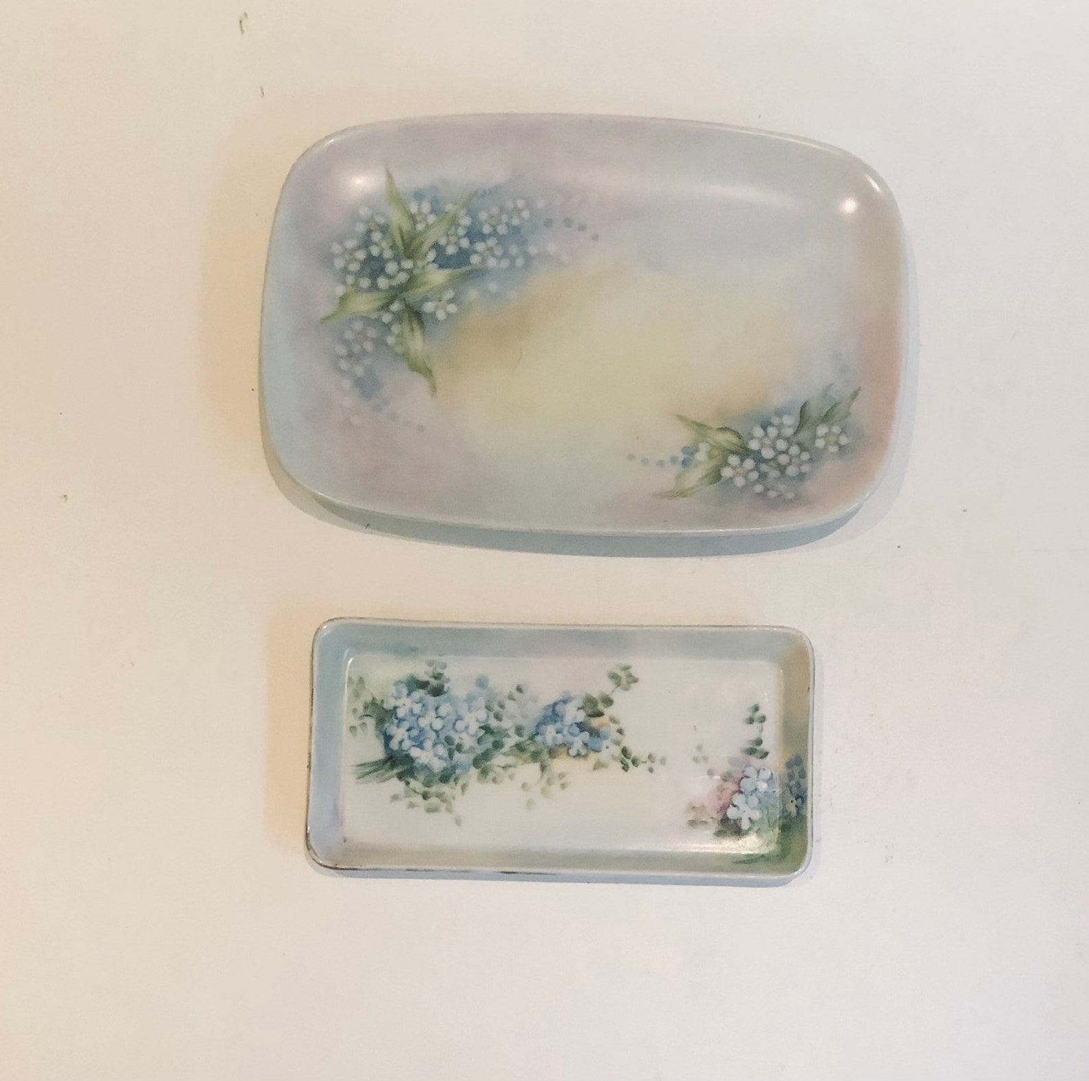 Antique Art Nouveau French Limoges GOA France Trinket Dish Hand Painted ...