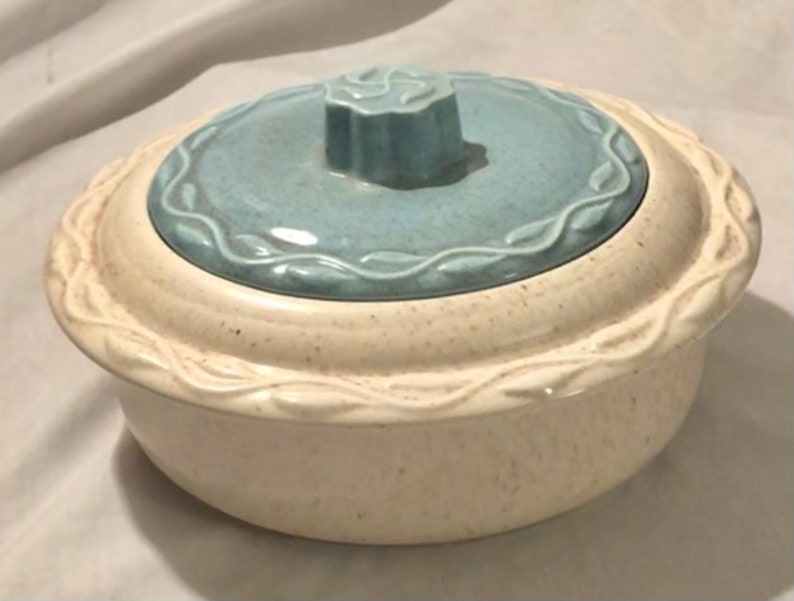 Vintage Midcentury California Pottery Speckled Casserole Dish - Etsy