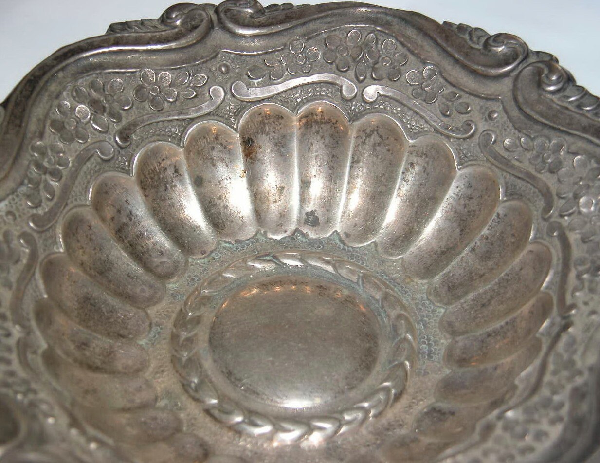 Antique Ornate Silver Victorian Candy Dish Bonbon Dish - Etsy