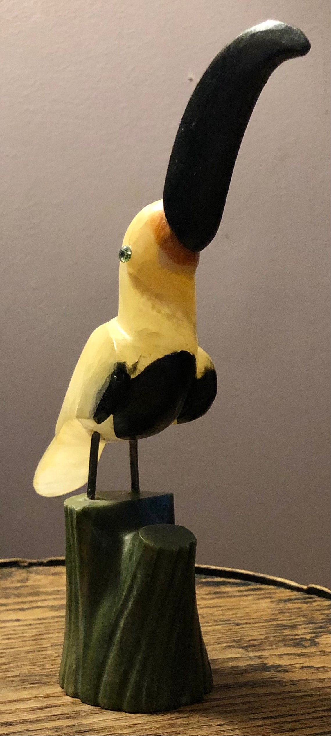 Hand Carved Stone Toucan Bird Sculpture 8 Inch Carving - Etsy