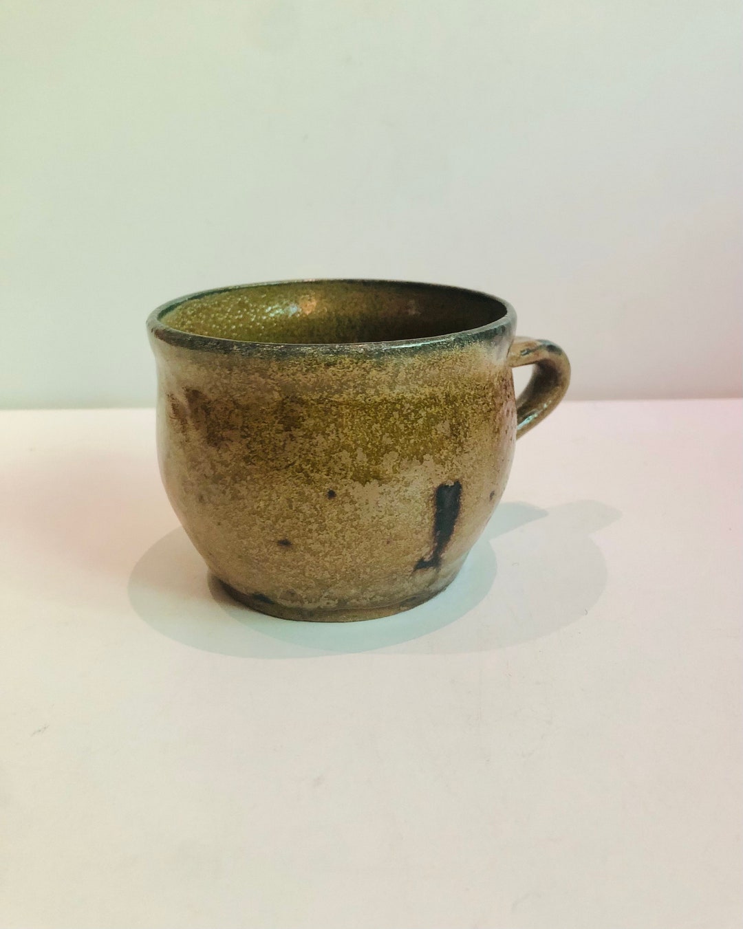 Vintage David Farrell Salt Glaze Ceramic Mug Coffee Cup Teacup ...