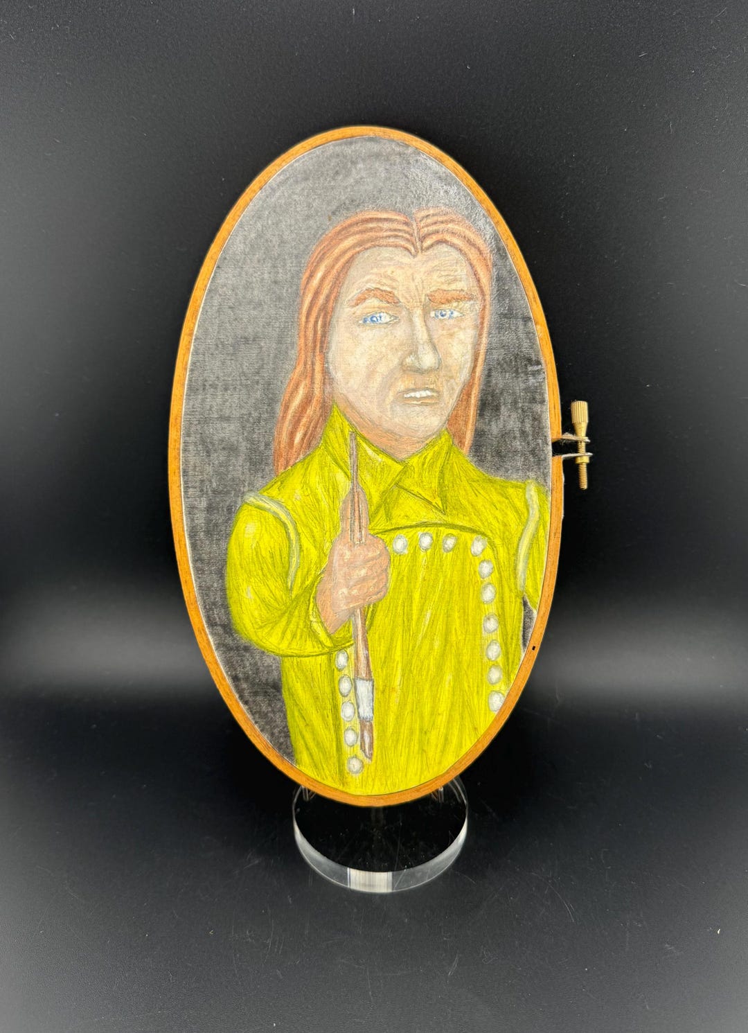 Fabulous Original Portrait Leonardo Acrylic by John Michael Denney Waco ...