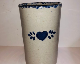 Blue Heart Canister - Etsy