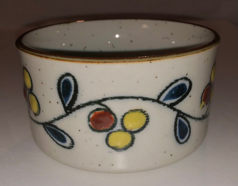 Vintage Stoneware Ceramic Soup Chowder Mug Hand Painted - Etsy