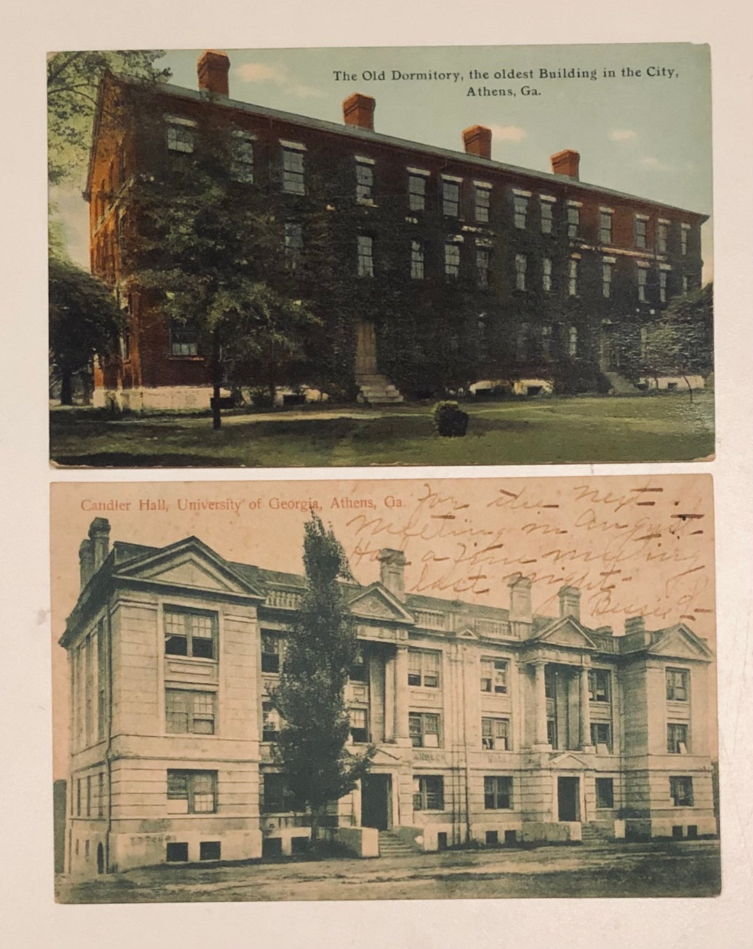 Antique 1911 Athens Georgia Postcards University of Georgia UGA Old ...