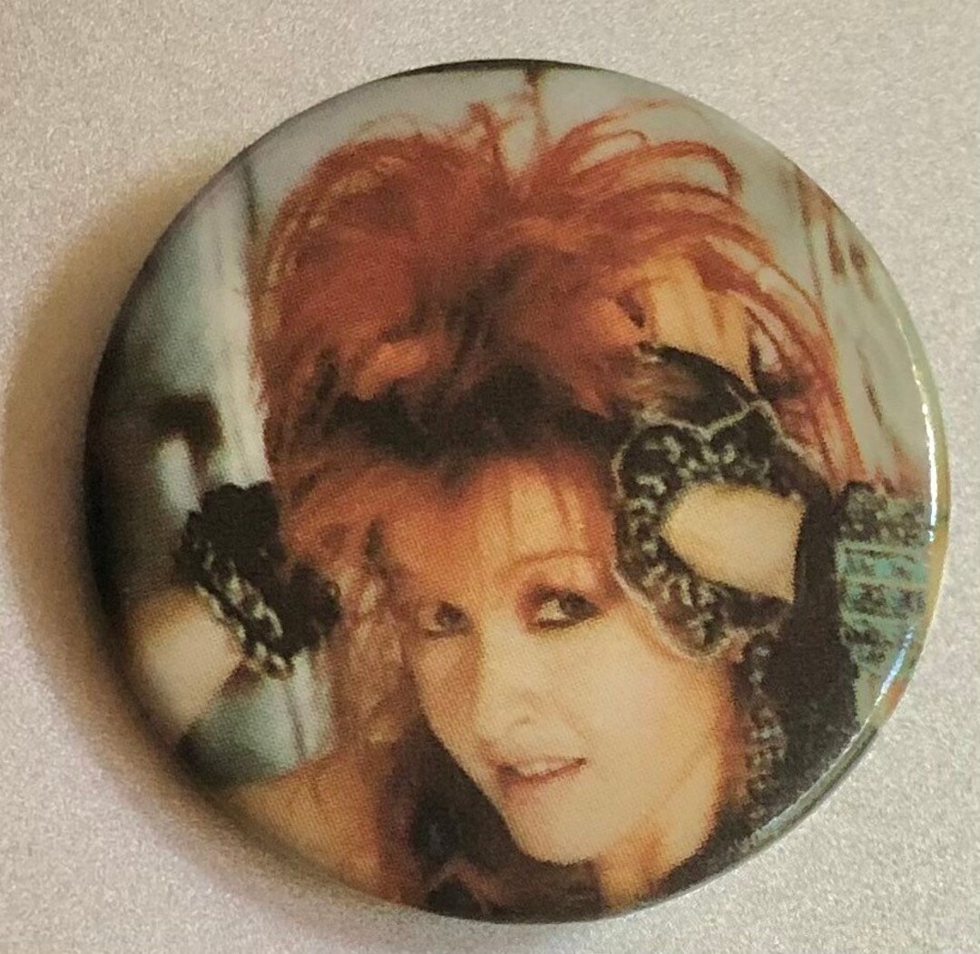 Vintage 1980s Cyndi Lauper Rock N Roll Pinback Button Iconic - Etsy