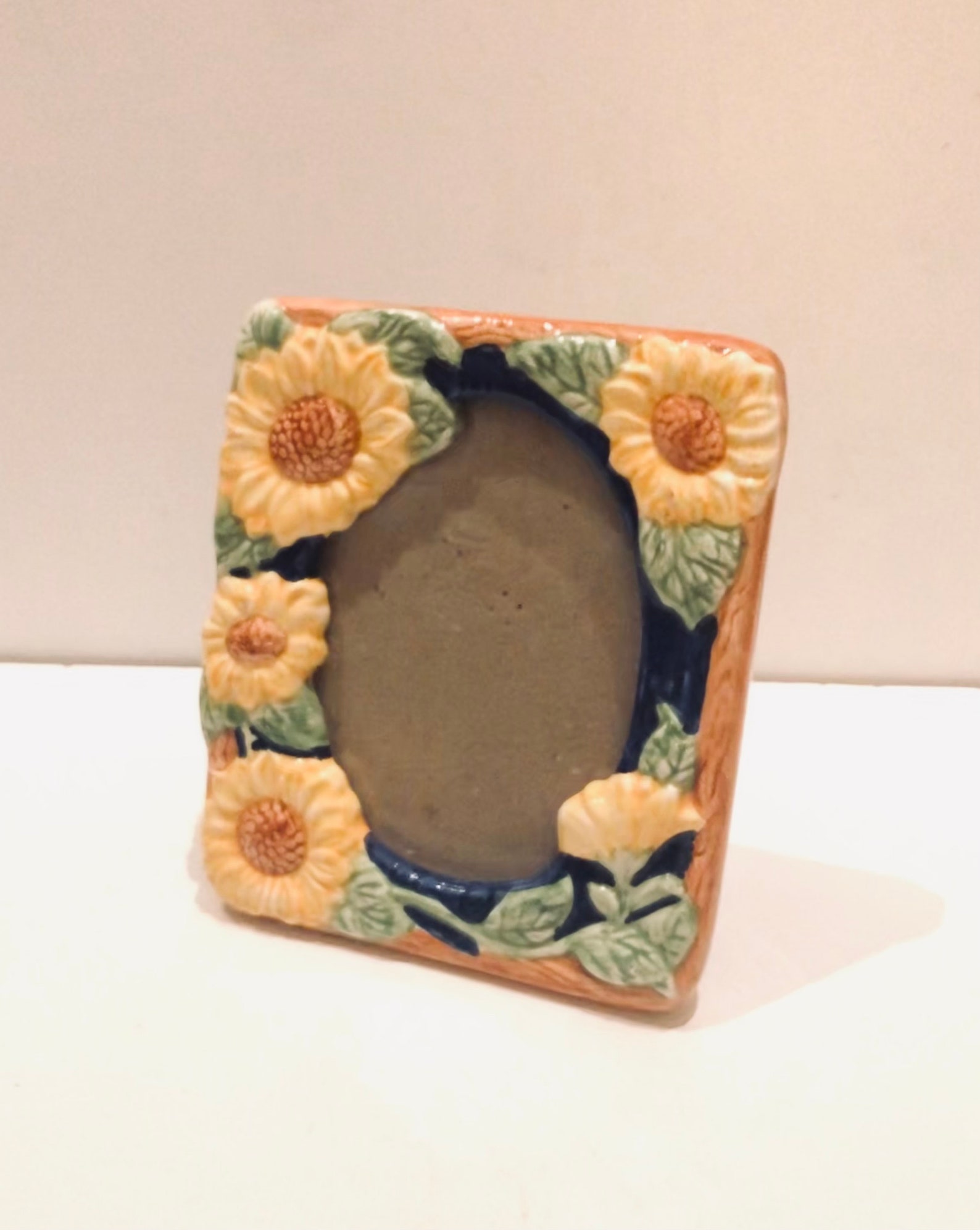 Vintage Ceramic Miniature Picture Frame Hand Painted in - Etsy