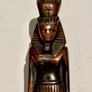 Vintage King Ramses Statue Copper Egyptian Pharoah Figure Pharaonic ...