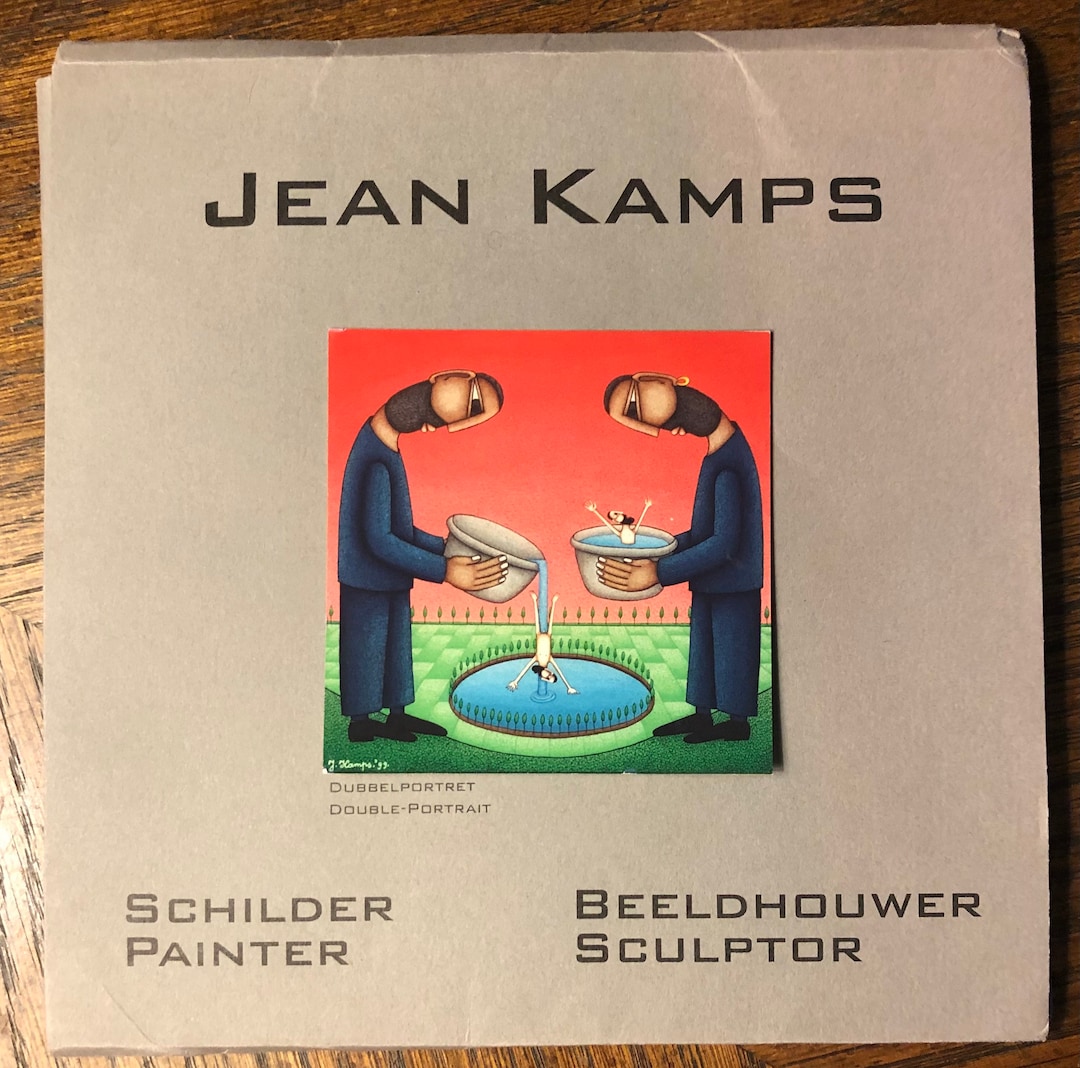 Vintage Jean Kamps Postcards Dutch Art Prints Whimsical Modernist ...