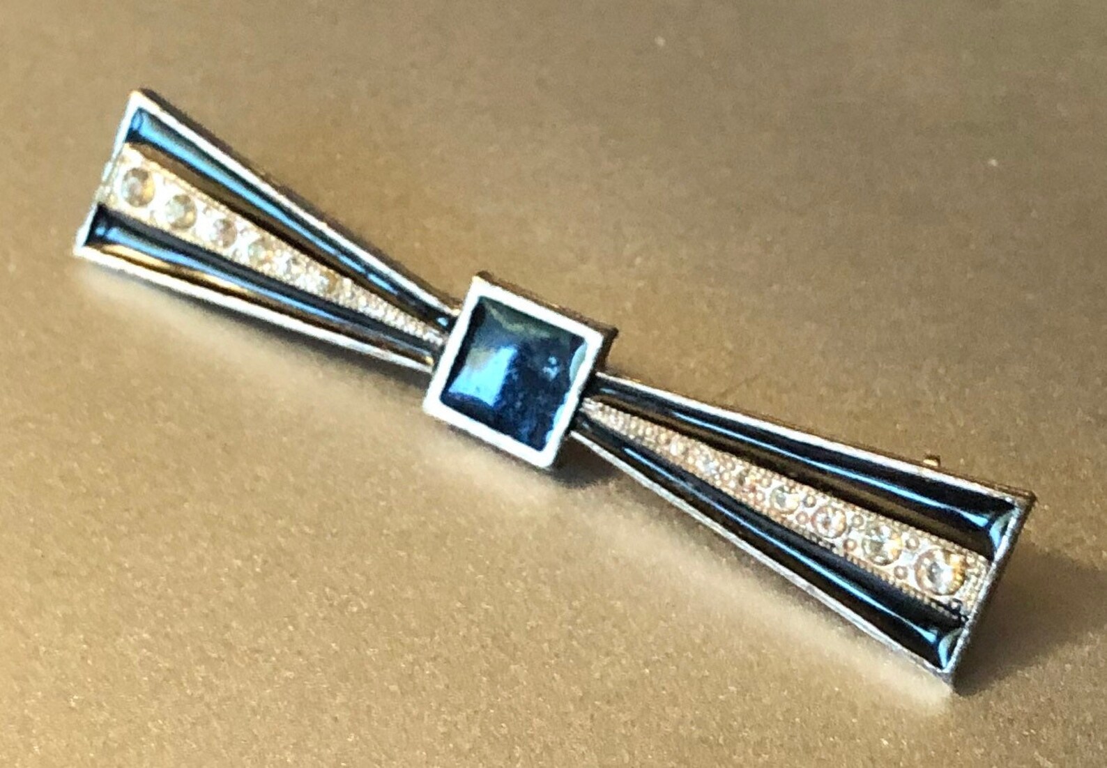 Art Deco Lapel Pin Vintage ArtDeco Revival Barpin Brooch | Etsy