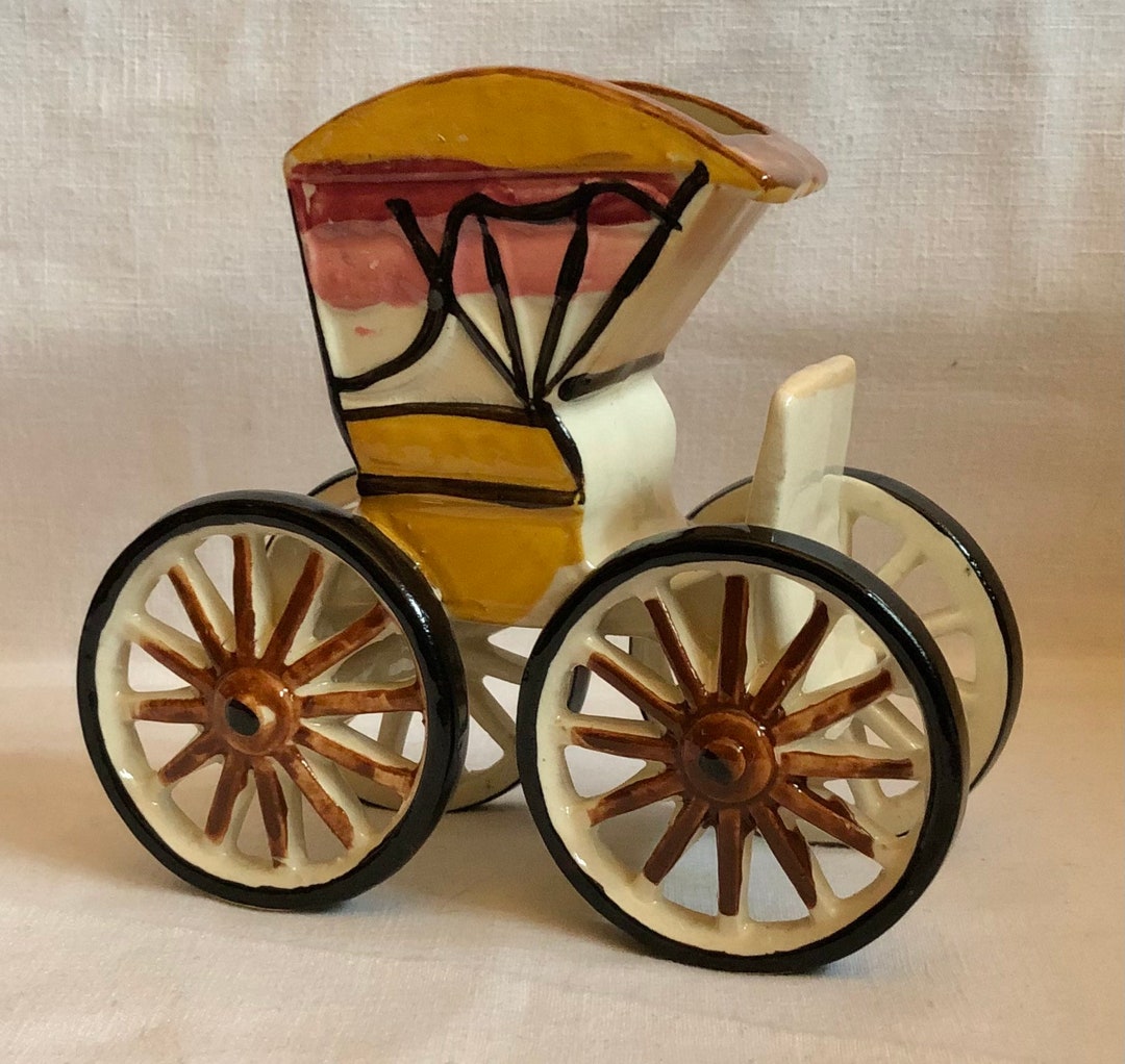 Vintage Carriage Stagecoach Wagon Antique Car Automobile Ceramic ...