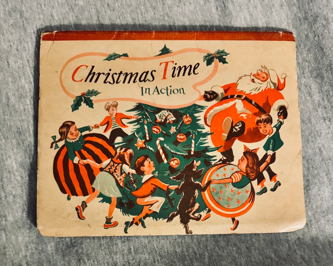 Vintage 1949 Christmas Time in Action Pop-up Book Walter P Phillips ...